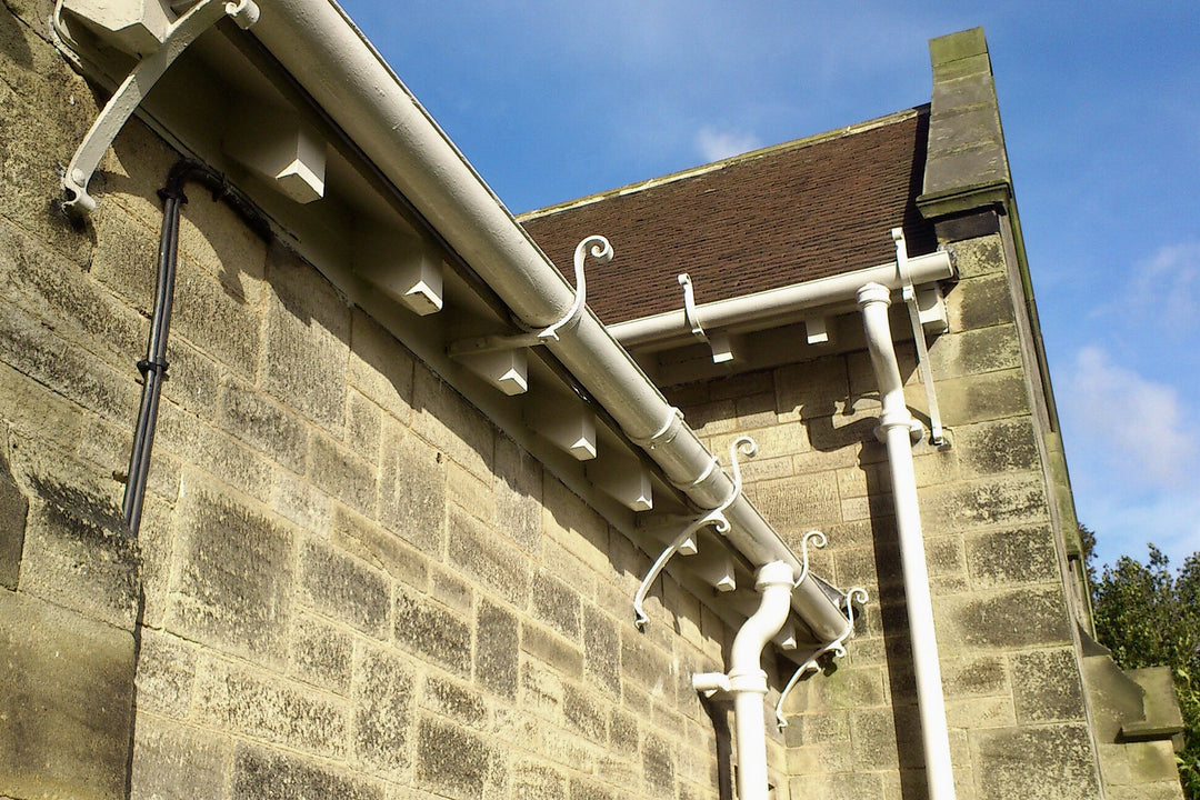 Traditional steel gutter brackets handmade for cast iron gutter ...